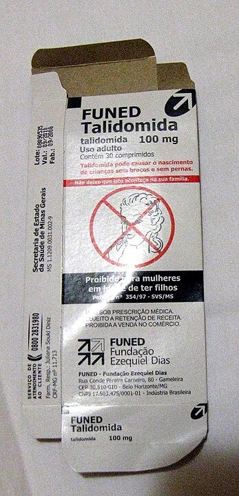 Per què la talidomida va causar malformacions a 10.000 nadons